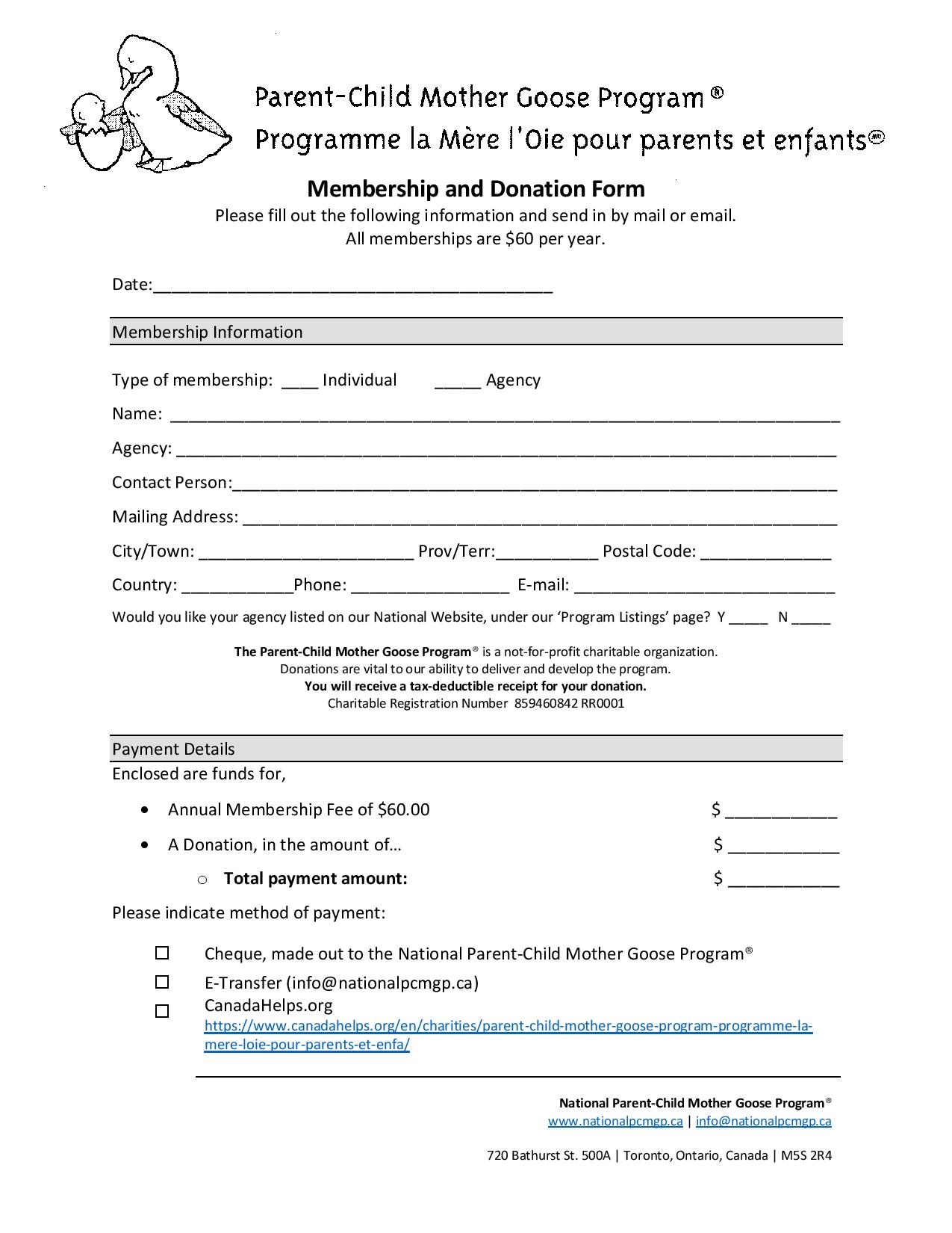 New Year, New Membership! | The Parent-Child Mother Goose Program